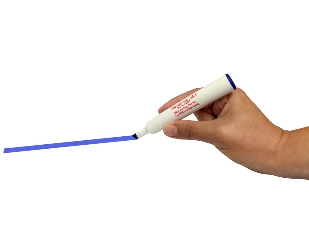 EZ-Read™ Poly Test Dyne Pen (38-40 dyne) - Blue